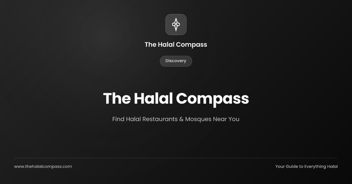 The Halal Compass - Find Halal Restaurants & Mosques Near You